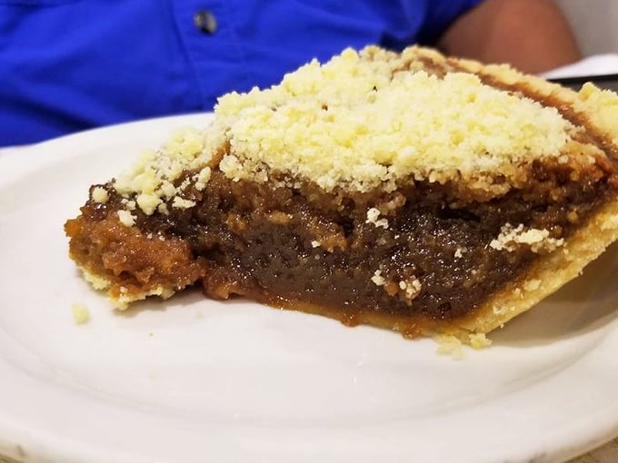 Shoofly pie&mdash;where molasses meets crumb topping in a marriage so perfect it should have its own reality show. Sweet, rich, and unapologetically traditional. 