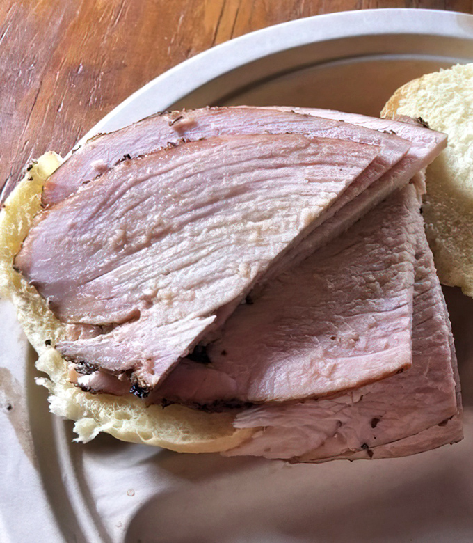 Smoked turkey that defies the "dry poultry" stereotype. Proof that Thanksgiving should probably be catered by barbecue joints nationwide.