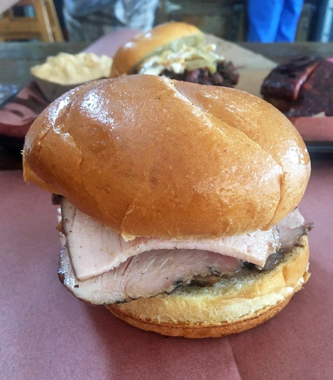 The smoked turkey sandwich that will ruin all other turkey sandwiches for you. Sorry about that, but some truths must be faced.