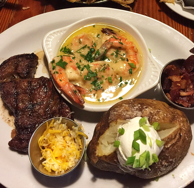 Surf meets turf in perfect harmony&mdash;like Sinatra and Martin sharing a stage, except this performance ends with an empty plate.