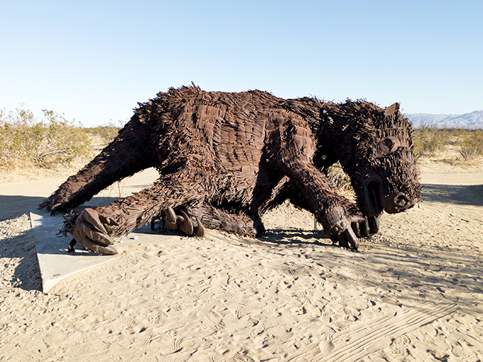 This ground sloth seems to be saying, "Excuse me, have you seen my ecosystem? It was here about 10,000 years ago."