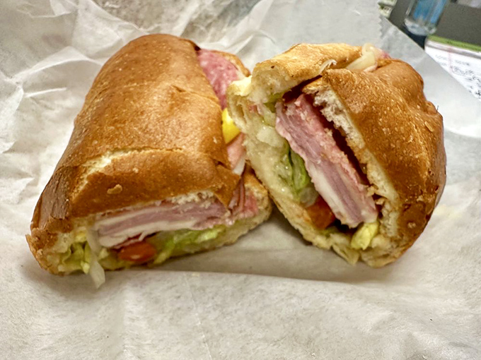 The Italian sub&mdash;where every ingredient knows its role and plays it perfectly. This is sandwich democracy at its finest.