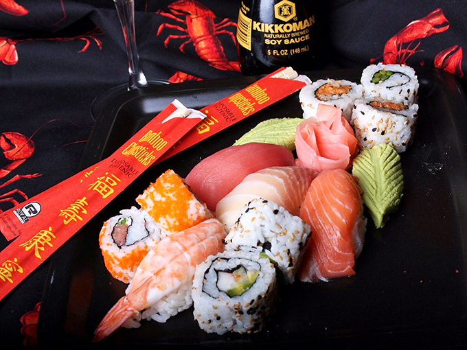 Even in lobster country, the sushi selection proves that Boston Lobster Feast understands the art of culinary diversity.