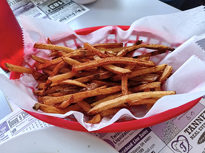 Golden, crispy, and perfectly seasoned&mdash;these fries aren't just a side dish, they're the supporting actors that often steal the show.