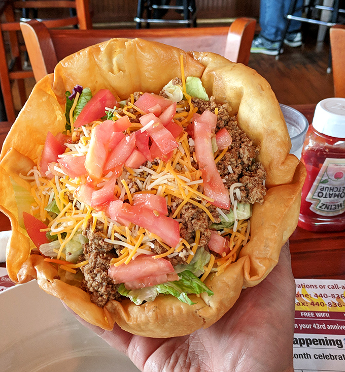 When a taco and a salad have a beautiful baby, you get this edible bowl of joy&mdash;crispy, colorful, and capable of making Monday feel like Friday.