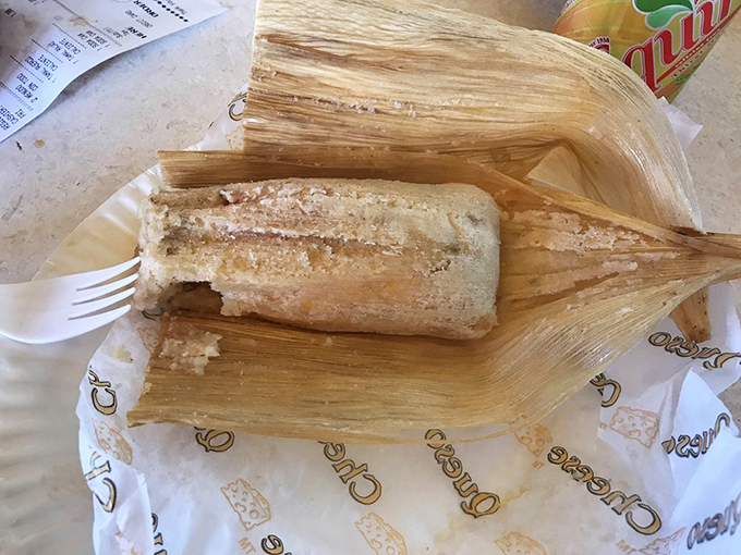 Unwrapping a tamale here feels like opening a present &ndash; corn husks revealing fluffy masa and perfectly seasoned filling inside. 