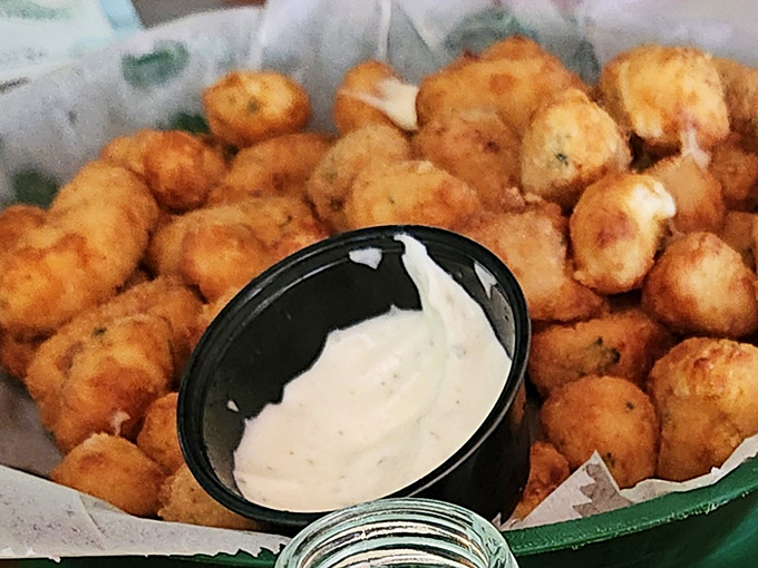 These aren't just tater tots&mdash;they're little golden nuggets of potato perfection that somehow taste even better in a 150-year-old cellar.