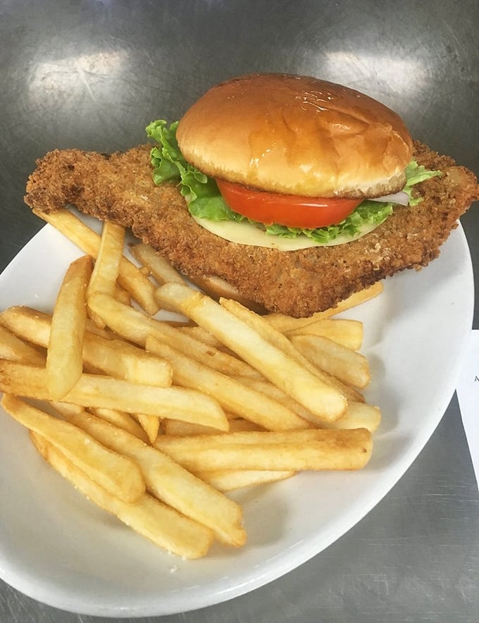 Even the tenderloin sandwich gets the royal treatment with quality beef and careful preparation.