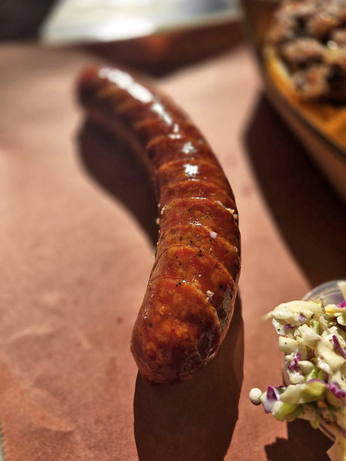This Texas Hot Link isn't just a sausage&mdash;it's a spicy declaration of independence from boring food. The snap of that casing is music to a carnivore's ears.