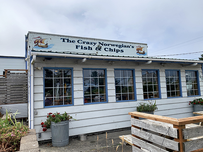 The Crazy Norwegian's Fish & Chips&mdash;where the name is quirky but the mission is serious: serving seafood so fresh it was swimming this morning.