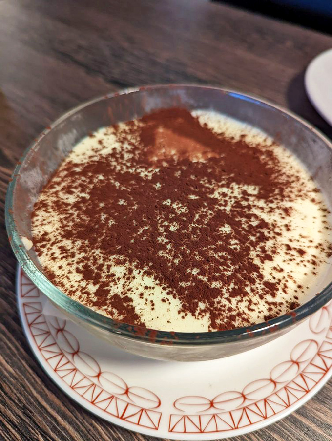 The tiramisu achieves that perfect balance of coffee, mascarpone, and cocoa &ndash; proof that the best relationships are built on layers of complexity.