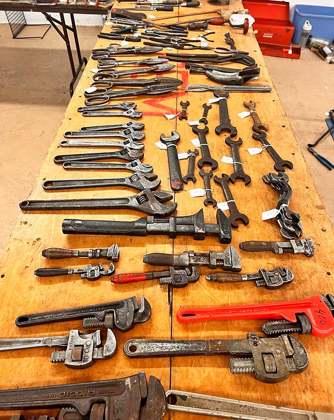 Tool paradise where your grandfather would spend hours explaining how "they don't make 'em like this anymore" &ndash; and he'd be absolutely right.