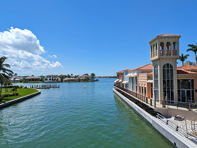 Venetian Village serves up waterfront dining with a side of boat-envy. Nothing enhances a meal like watching million-dollar yachts float by.