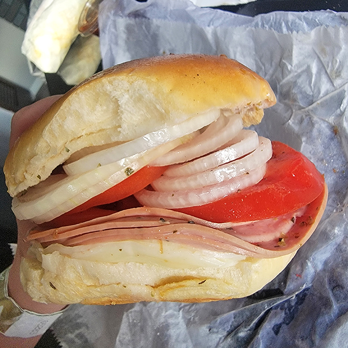 The legendary Zep—Norristown's answer to the hoagie—piled high with cold cuts, cheese, and veggies. A round roll revolution worth joining.