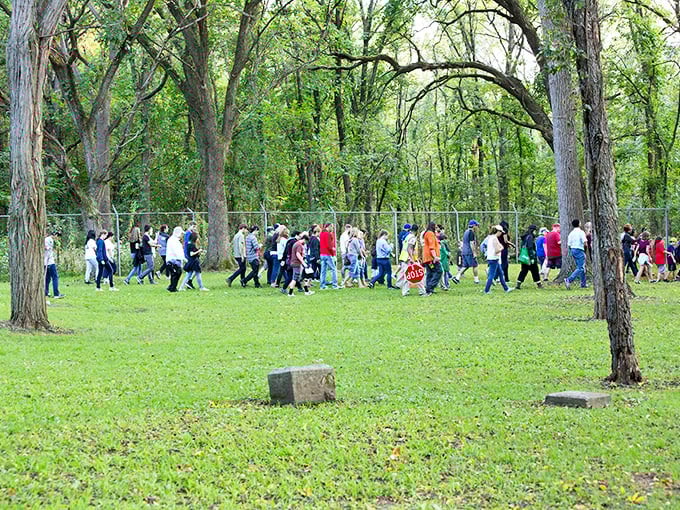 Ghost tours bring the living to commune with stories of the dead. The forest preserve suddenly feels less like wilderness and more like an outdoor classroom.