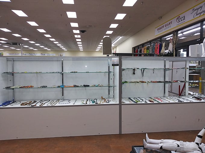 The jewelry counter—where someone else's "that doesn't quite work" becomes your "perfect finishing touch" at a fraction of retail prices.