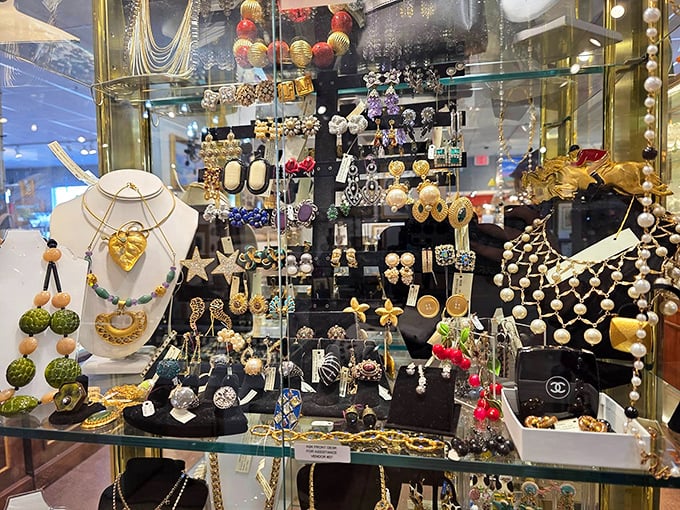 Jewelry that tells stories louder than the people who wore it. Each piece waiting for its second act in someone's "where did you get that?" collection. 