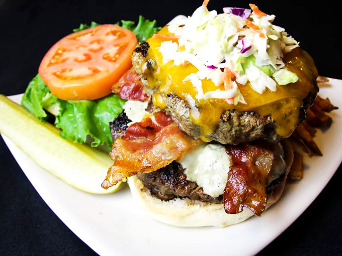 This bacon cheeseburger doesn't just speak to you&mdash;it serenades you with a sizzling chorus of beef, bacon, and melted cheddar that's music to your mouth.