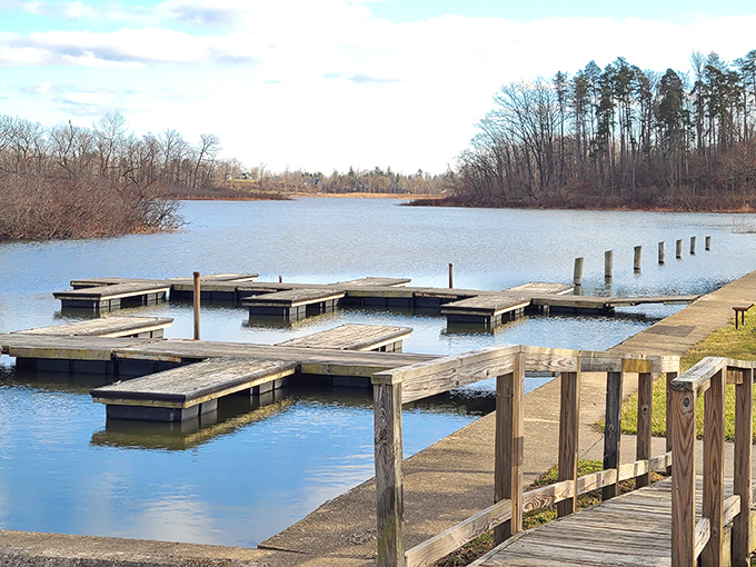 The boat dock at dawn&mdash;that magical moment before everyone else discovers your secret fishing spot. Serenity now!