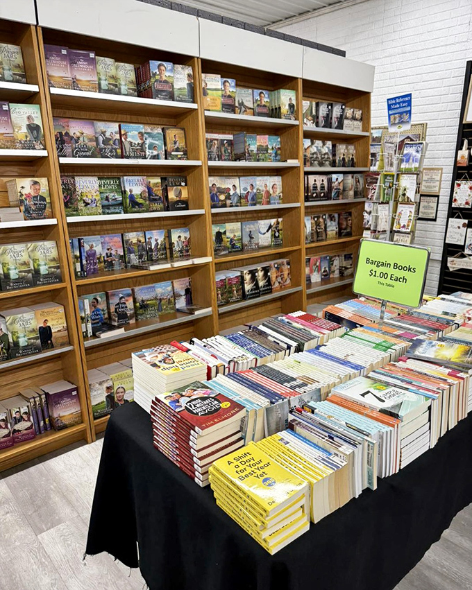 A literary treasure trove that puts e-readers to shame. Books that tell stories of simpler times and timeless values.