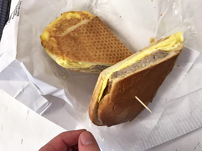 Breakfast becomes art when eggs meet Cuban bread. This morning masterpiece proves that simplicity, when executed perfectly, is the highest form of culinary wisdom.