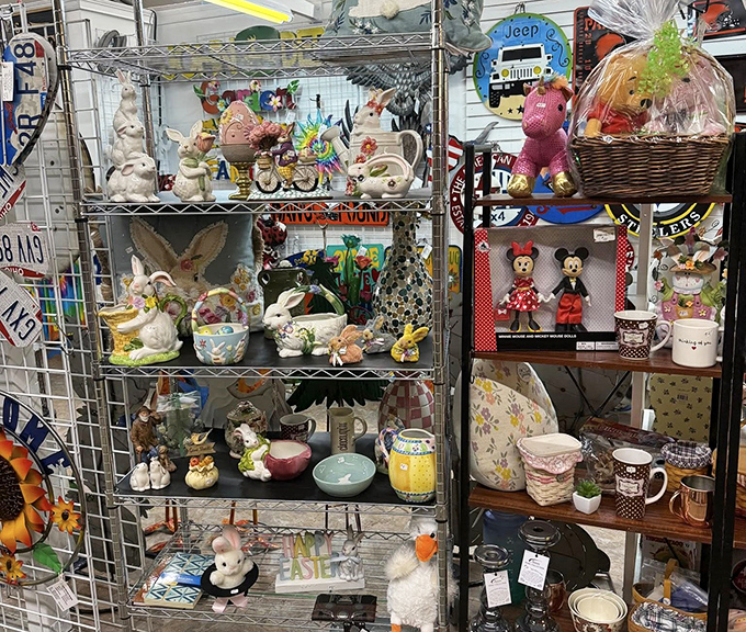 Easter decorations that multiply like, well, rabbits. One person's kitsch is another's must-have collection, and these bunnies are hopping off the shelves.