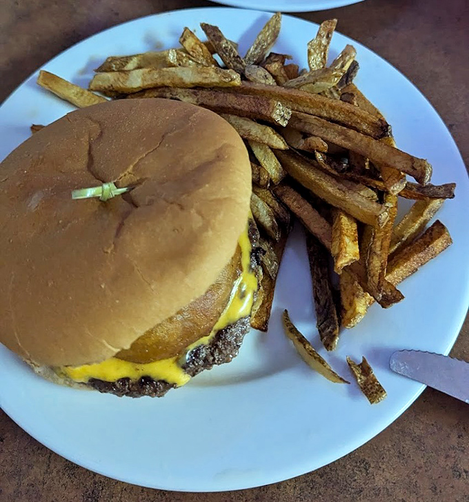 Sometimes a burger just needs to be a burger &ndash; no fancy garnishes, just melted cheese and pure satisfaction.