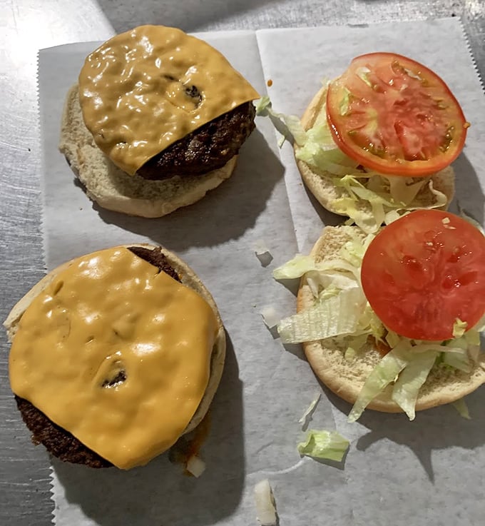 Two cheeseburgers that prove this kitchen doesn't play favorites &ndash; everything gets the royal treatment here.