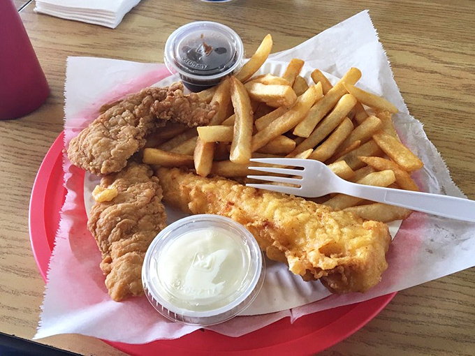 Even the chicken has a British accent here&mdash;crispy, juicy, and making a compelling case against ordering fish (but don't tell the cod).