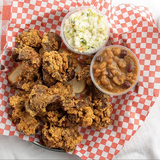 Chicken livers&mdash;the dish that separates the culinary adventurers from the tourists. Crispy, rich, and unapologetically Southern to the core. 