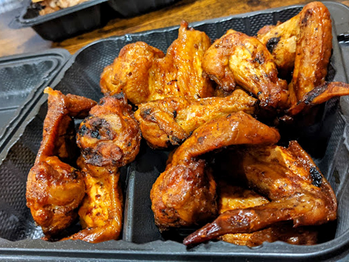 Chicken wings with a golden-brown tan that would make any beach-goer jealous. These aren't just wings&mdash;they're flavor delivery vehicles.