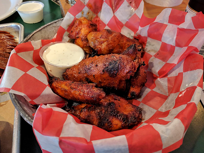Wings that have clearly been introduced to fire and smoke properly – like meeting your date's parents before getting serious.