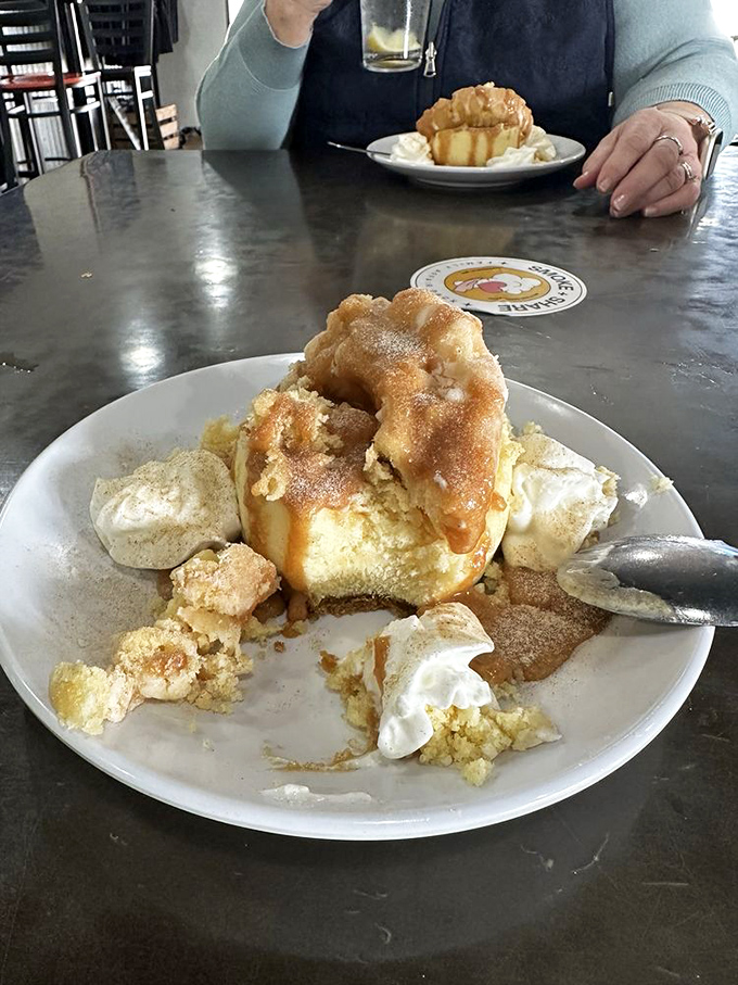 When a churro meets cheesecake and they fall in love, this is their delicious offspring. Worth every calorie and then some.