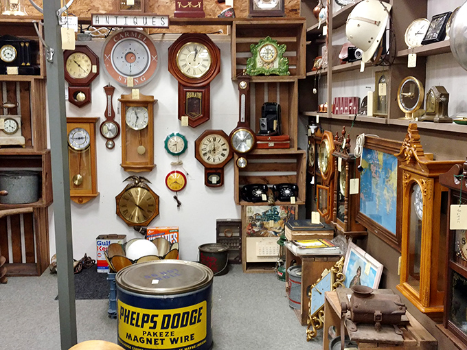 Time stands still here &ndash; literally, most of these clocks haven't worked since the Eisenhower administration.