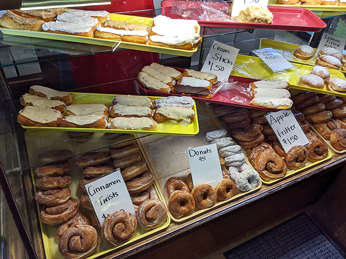 Cream sticks lined up like soldiers in a delicious army, ready to wage war on your diet plans and win decisively.