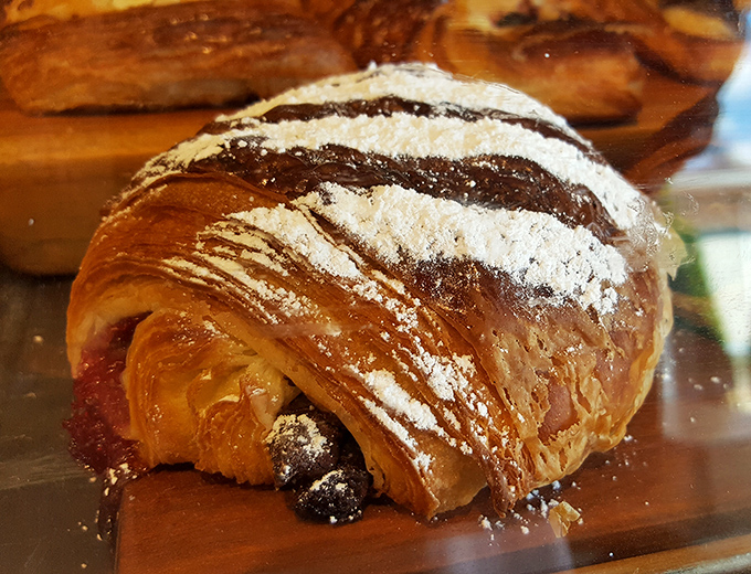 If butter could dream, it would imagine becoming this croissant. Those layers aren't just pastry&mdash;they're edible poetry waiting to shatter deliciously.