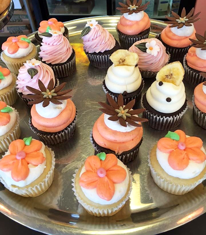 Cupcake artistry that makes special occasions more special. Those edible flowers and perfect swirls of frosting are small works of edible art.