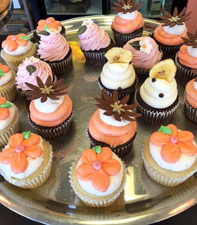 Cupcake artistry that makes special occasions more special. Those edible flowers and perfect swirls of frosting are small works of edible art.