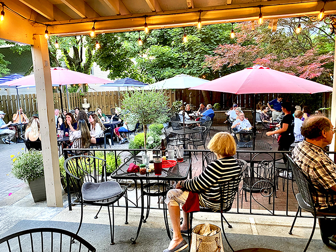 The patio where Cleveland's smartest diners gather to debate life's important questions over incredible Italian food.