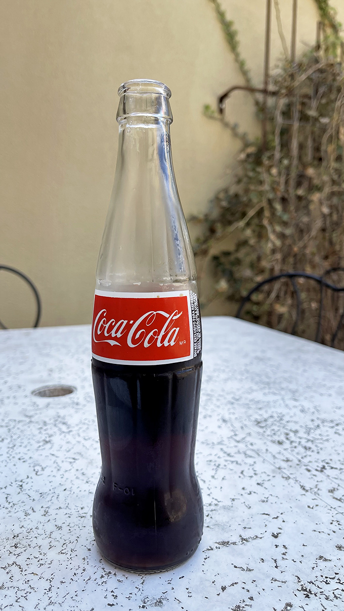 There's something wonderfully nostalgic about washing down a perfect sandwich with an ice-cold Coca-Cola in a glass bottle. Simple pleasures, magnificent results.