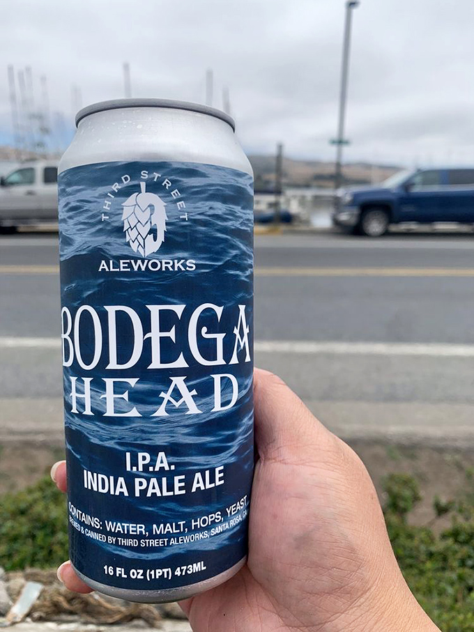 When in Bodega, drink as the locals do &ndash; a can of Bodega Head IPA makes the perfect companion to seafood feasts by the bay.