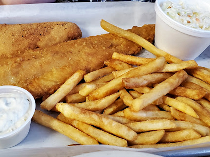 Golden-battered fish that shatters with each bite, paired with fries that could make a Brit homesick. Comfort food that transcends borders.