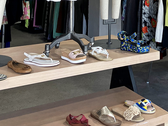 These aren't just sandals&mdash;they're your next vacation's best friends, lined up and ready for their Florida adventure.