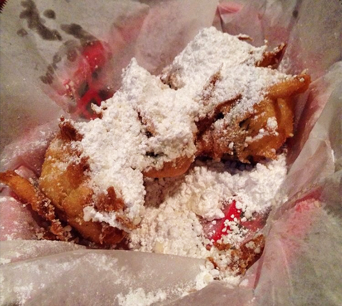 Fried Oreos dusted with powdered sugar&mdash;because sometimes dessert needs to remind you that life is short and diets are temporary.