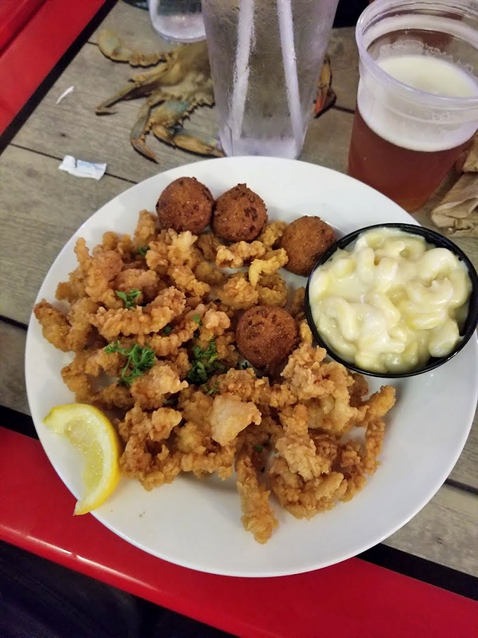 Proof that sometimes the simplest pleasures are the most profound. These fried treasures from the sea make a compelling case for moving to the coast permanently.