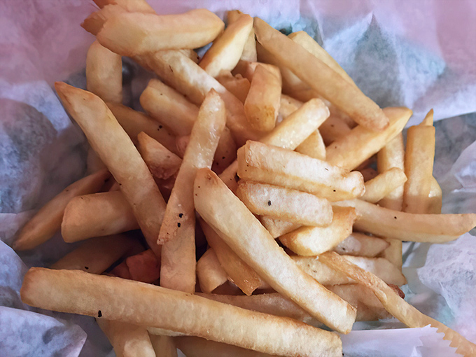 French fries done right &ndash; crispy outside, fluffy inside, and absolutely no pretension. The kind that make you forget about sharing, even with people you love.