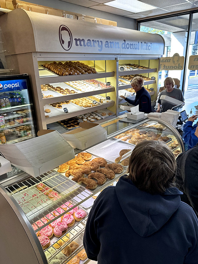 When every tray looks like a masterpiece waiting to happen, choosing becomes delightfully impossible for donut lovers.