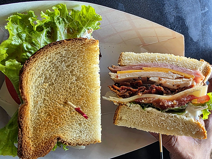 This ham sandwich could make even the pickiest eater weep tears of pure, unadulterated joy.