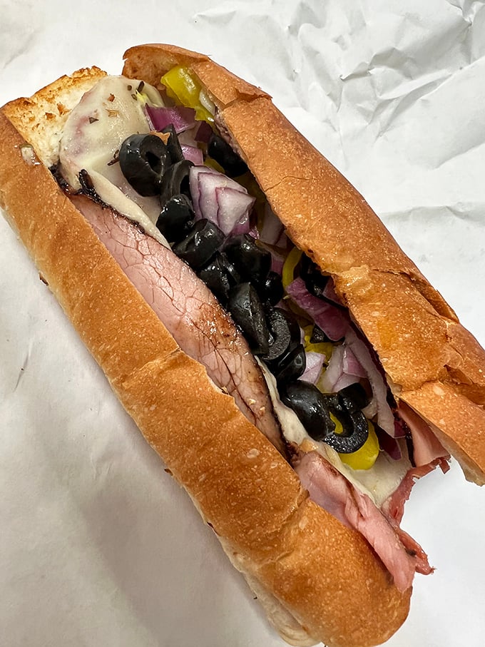 Mickey's hot sandwich game is equally impressive, with layers of meat, cheese, and toppings creating a perfect balance of textures and flavors.