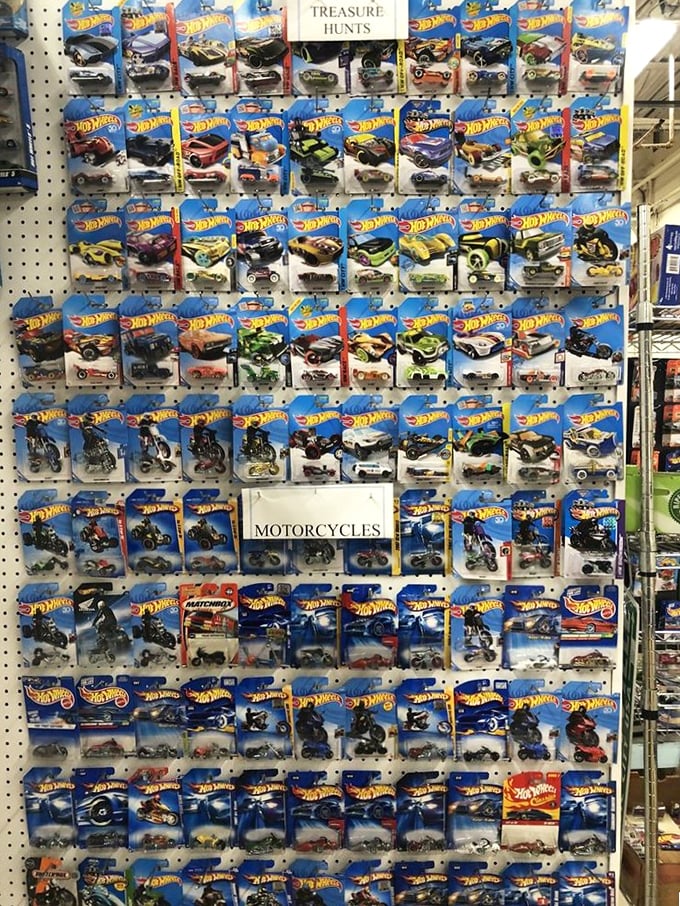 Hot Wheels heaven &ndash; where grown men suddenly remember exactly which cars they had in 1978 and why they desperately need them again.